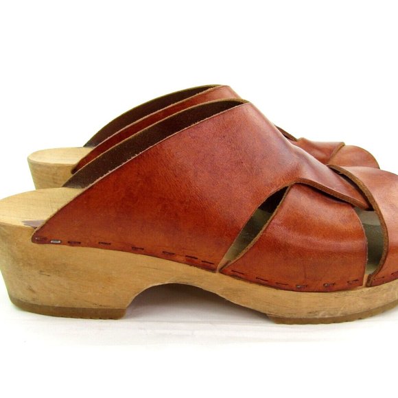 Shoes | Knulp Svenskt Hantverk Wooden Sandals Womens Eu 39 Slip On ...